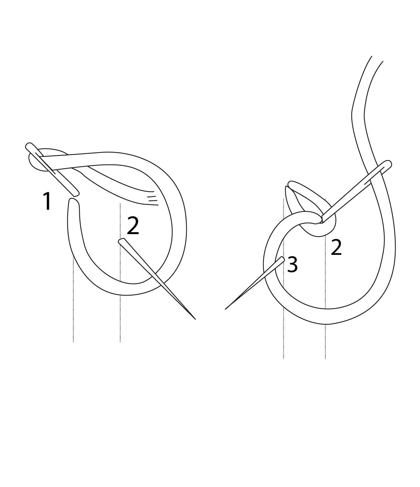 Tuto | Le point de chainette en zigzag